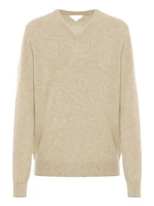 Malo V-neck Cashmere Sweater - Walnut