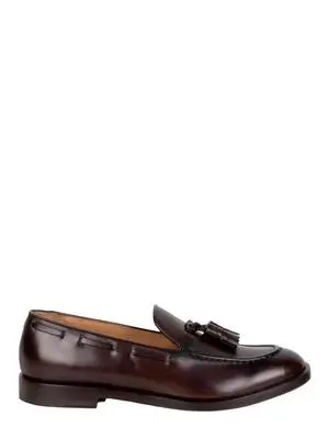 Fratelli Rossetti Round Toe Loafers With Tassel Detail - Black