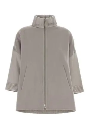 HERNO Herno Chevron Zipped Knitted Jacket