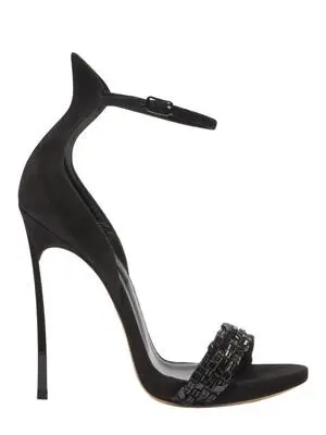 Casadei Blade Godyva Sandal - Black