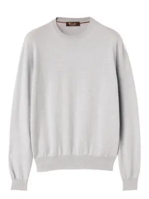 Loro Piana Long-sleeved Crewneck Jumper - White