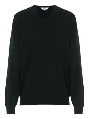 Malo Malo V-Neck Cashmere Sweater Black