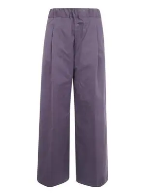 SEMICOUTURE Pleated Wide-leg Trousers - No