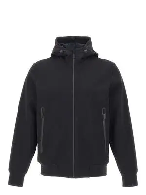 RRD Long Sleeve Zip-up Hooded Jacket - Black