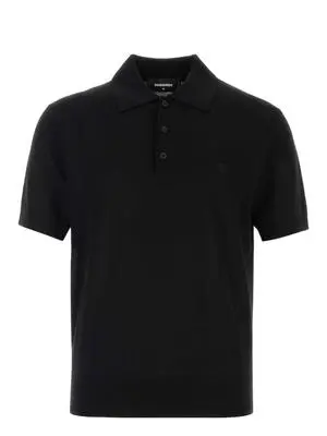 Dsquared2 Short-sleeve Polo Shirt - Black
