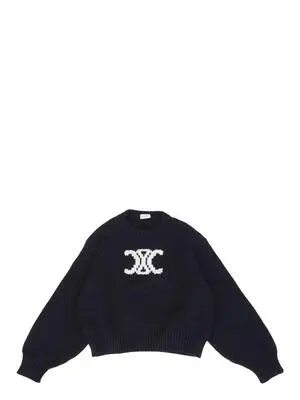 Celine Long-sleeve Knit Top - Black