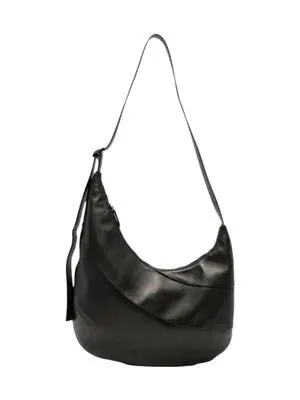 Hereu Zippered Shoulder Bag - Black