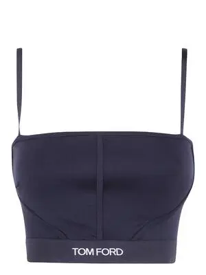 TOM FORD Modal Spaghetti Strap Top - Black