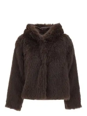KAOS Long-sleeve Hooded Jacket - Brown