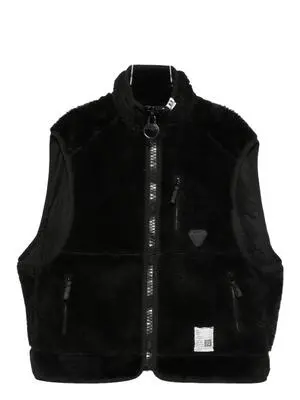 Mihara Yasuhiro Sleeveless Zip-up Vest - Black