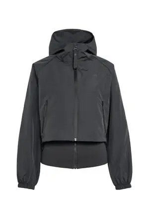 Adidas By Stella McCartney Cropped Track Top With High Neck - Black