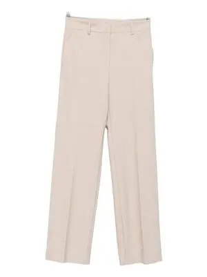 Antonelli Firenze Straight Leg Tailored Trousers - Beige