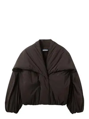 Jacquemus Jacquemus The Châle Bomber Jacket Black