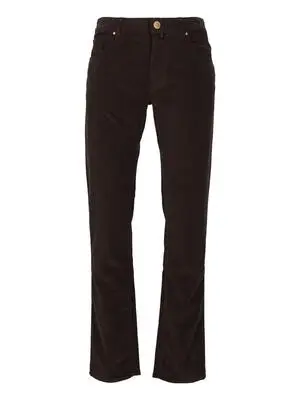 Jacob Cohen Jacob Cohen Logo Patch Straight-Leg Pants Black
