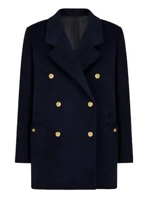 BLAZÉ MILANO Double-breasted Peacoat - Navy Blue