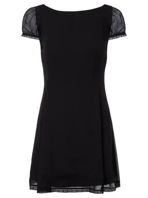 Posse Lace-trimmed Dress - Black