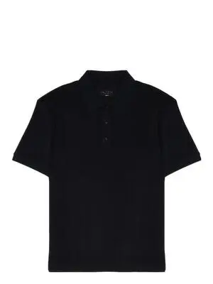 Rag & Bone Short-sleeved Polo Shirt - Black