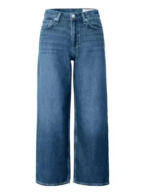 Rag & Bone Andi Ankle Wide-leg Jean - Blue