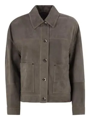BRUNELLO CUCINELLI Brunello Cucinelli Leather Shirt Jacket