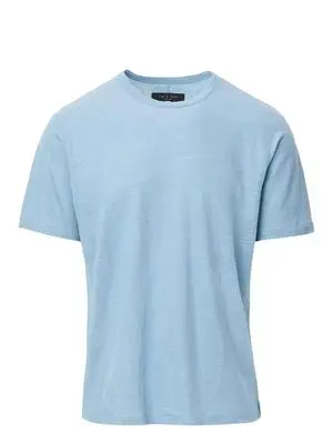 Rag & Bone Crew Neck Short-sleeved T-shirt - Fog Blue