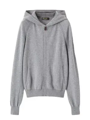 Loro Piana Zip-up Hooded Cardigan - No