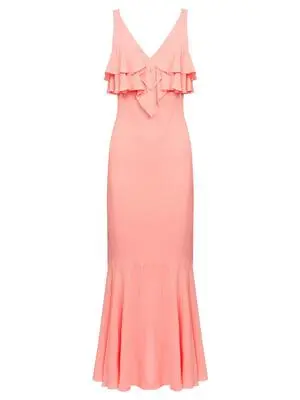 TWINSET Ruffle-trim Maxi Dress - Pink