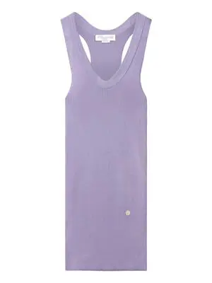 Stella McCartney Sleeveless Fine Knit Top - Lilac