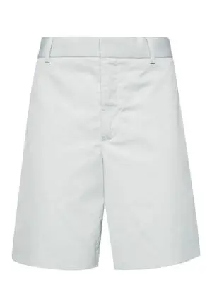 Off-White Cotton Chino Shorts - White