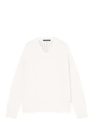 ARMANI EXCHANGE Armani Exchange Oversized Sweater With Perforated Back