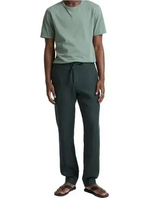 Vince Drawstring Casual Pants - Seaweed Green
