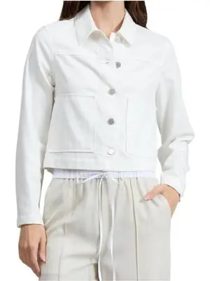 Rag & Bone Long-sleeved Cropped Jacket - White