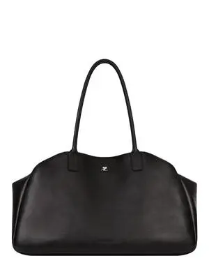 COURREGES Maxi Strip Bag - Black