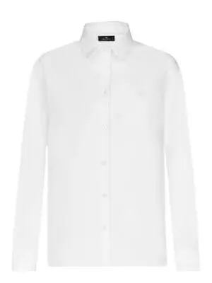 ETRO Etro Pegaso Embroidered Straight Hem Shirt