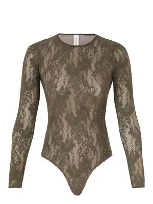 Zimmermann Zimmermann Lace Bodysuit Brown