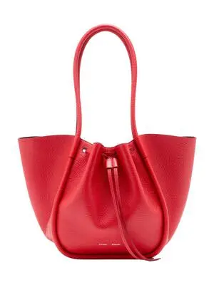 Proenza Schouler Large Ruched Tote Bag - Tomato