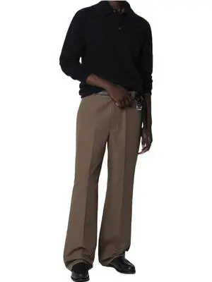 ROBERTO COLLINA Cashmere Polo Jumper - Black