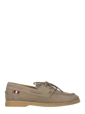 Bally Round-toe Moccasins With Lace-up Detail - Brown