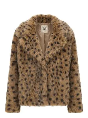 ANIYE BY Leopard-print Faux Fur Jacket - No