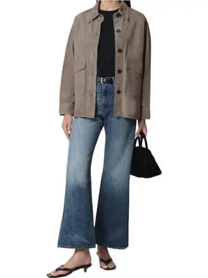 ARMA Arma Kaylee Suede Shirt Jacket
