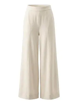 Gucci Cotton Silk Jersey Leisure Pants - White