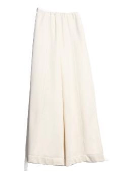 Gucci Wide-leg Pants With Double G Embroidery - White