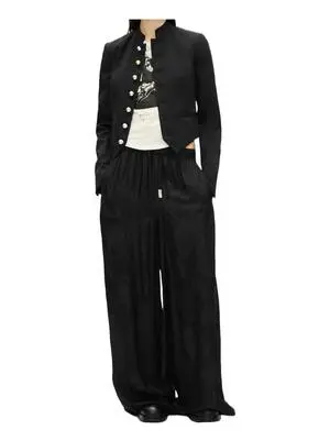 ANN DEMEULEMEESTER Ann Demeulemeester Band Collar Button-Up Jacket