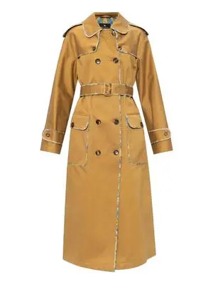 Etro Double-breasted Belted Coat - Brown