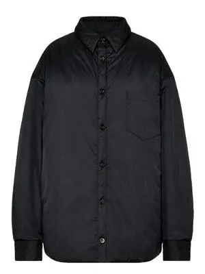 MAISON MARGIELA Oversized Padded Shirt Jacket - Black