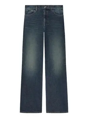 COURREGES Belt Loop Jeans - Medium Blue