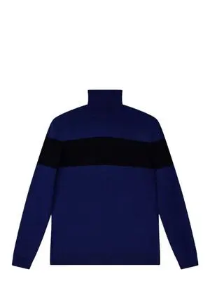 Armani Exchange Fine-knit Viscose Pullover - Blue