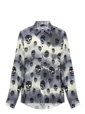 Alexander McQueen Long-sleeved Shirt - Grey