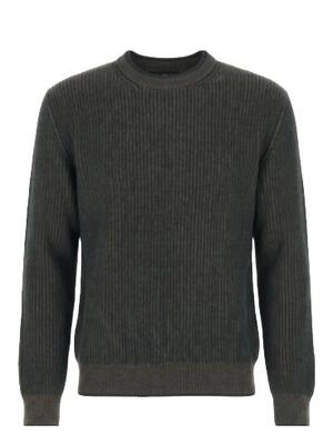 Paul & Shark Long-sleeved Ribbed Sweater - Black