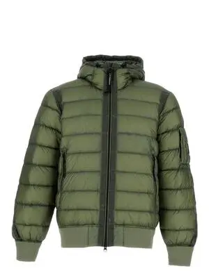 C.P. COMPANY D.d. Shell Hooded Down Jacket - Green