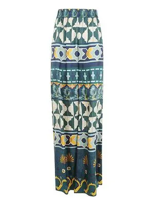 LA DOUBLEJ La Double J Printed Wide Leg Trousers